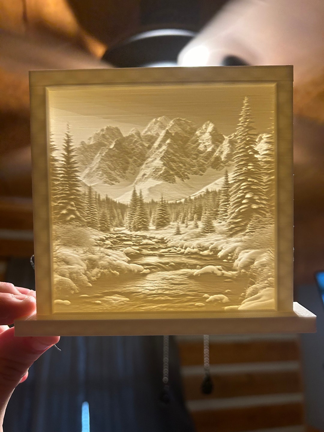 Personalized 3D Printed Lithophane - Etsy