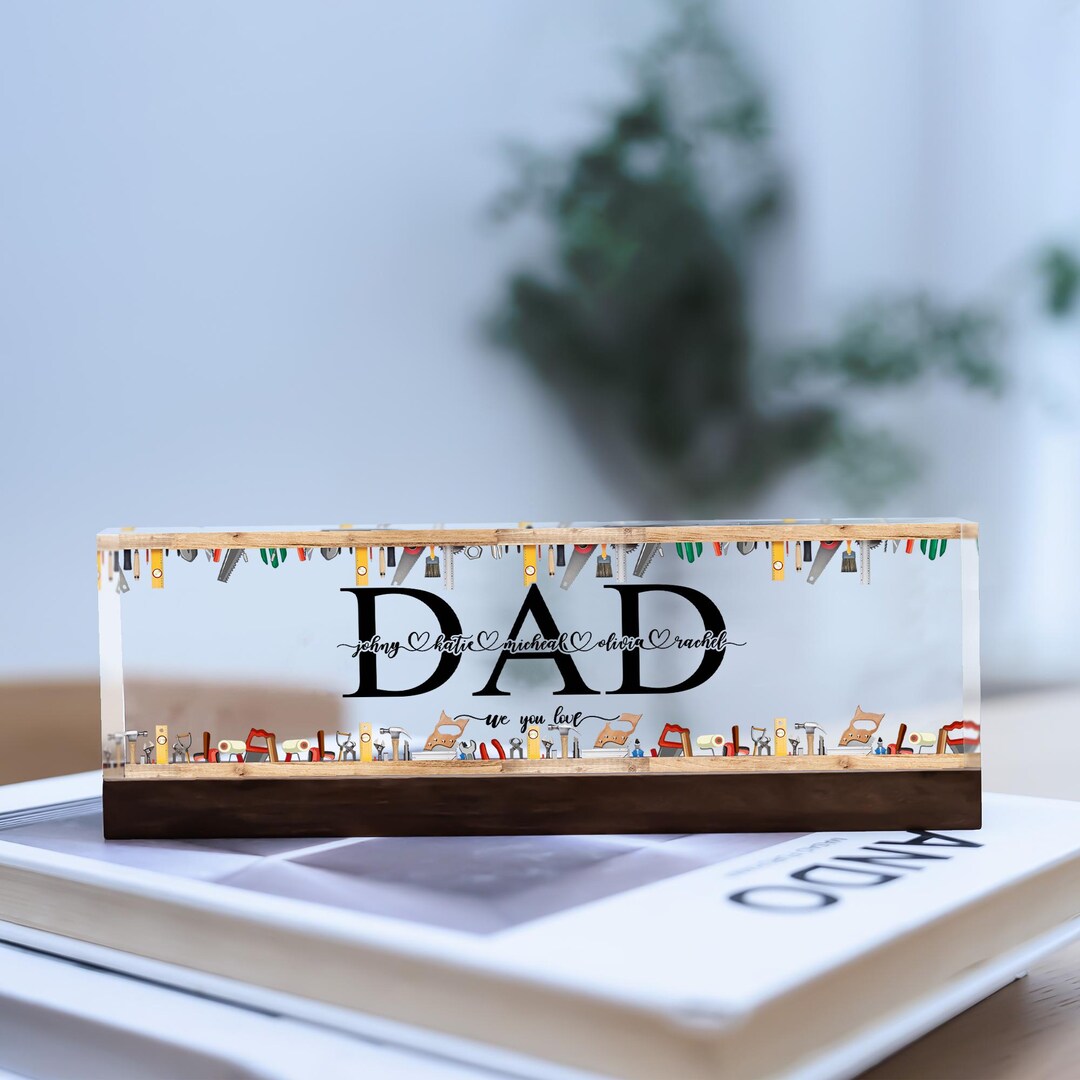 Acrylic Desk Name Plate * Personalized Engraved Office Decor: Floral ...