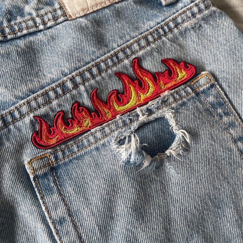 Flame Jeans - Etsy