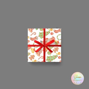 Watercolor Christmas Clipart, Printable Christmas Bundle Clip Art ...