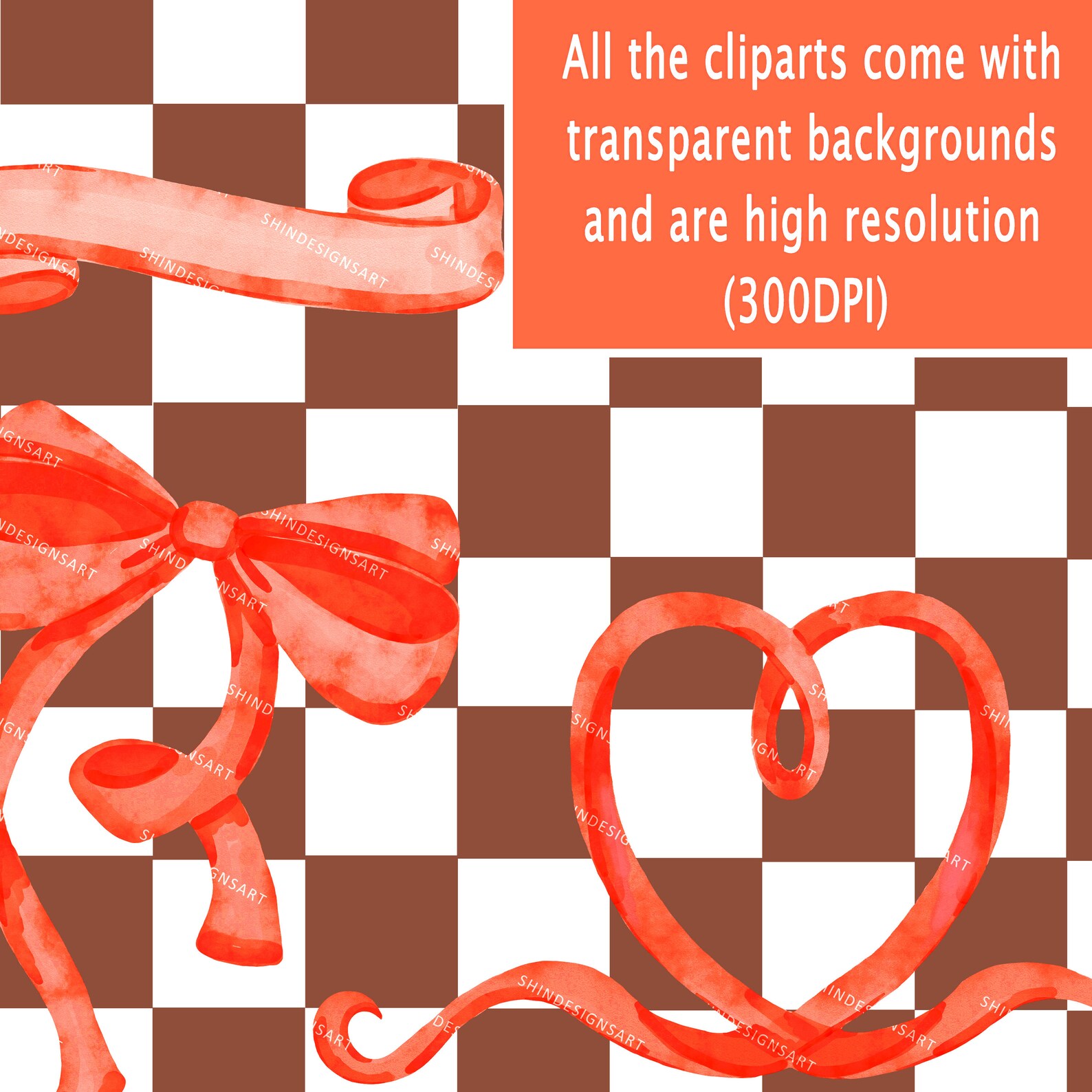 Watercolor Red Ribbon Clipart Collection, Red Bow Banner Clip Art ...