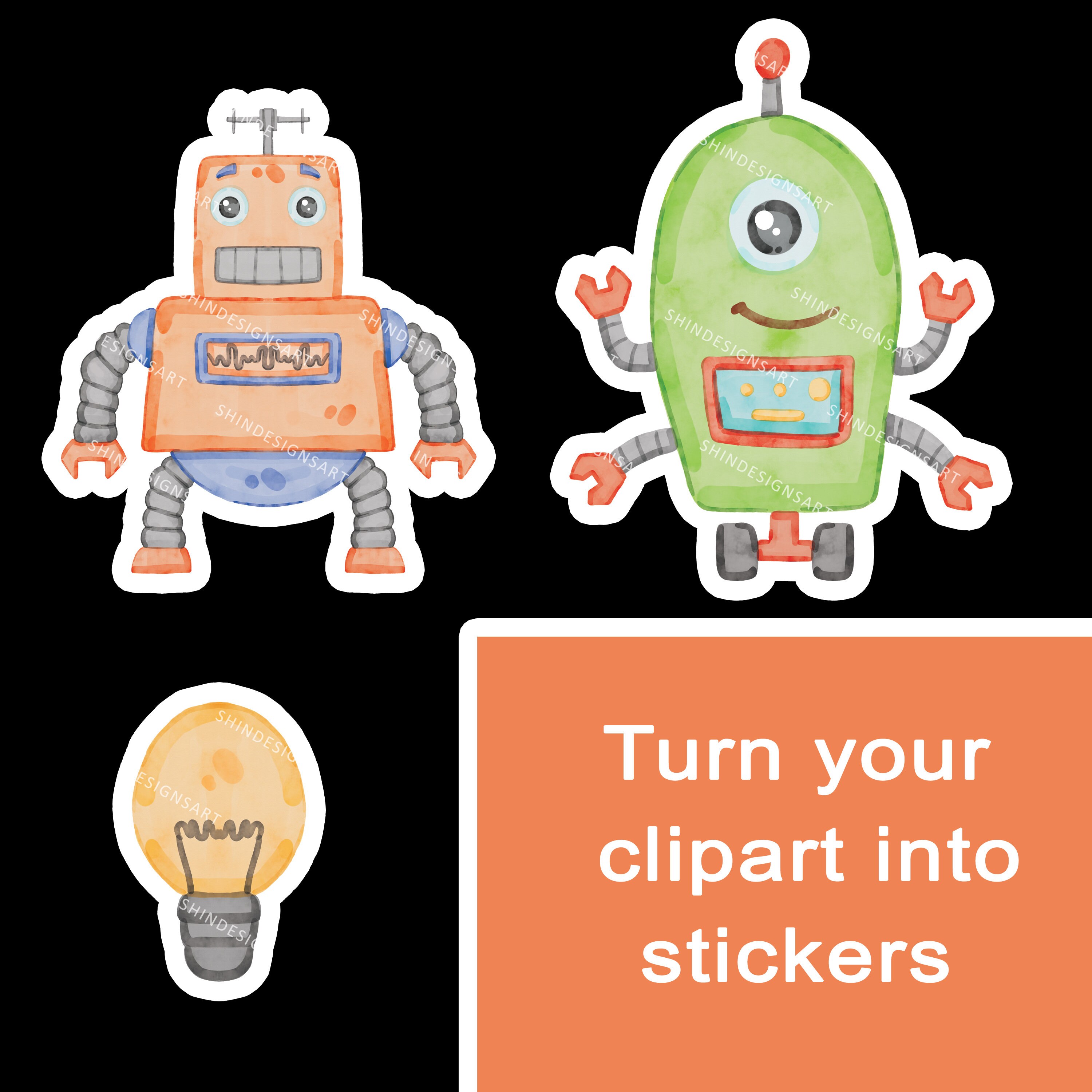 Robot Birthday Party Invitation, Printable Robots Party Invite, Gear up ...