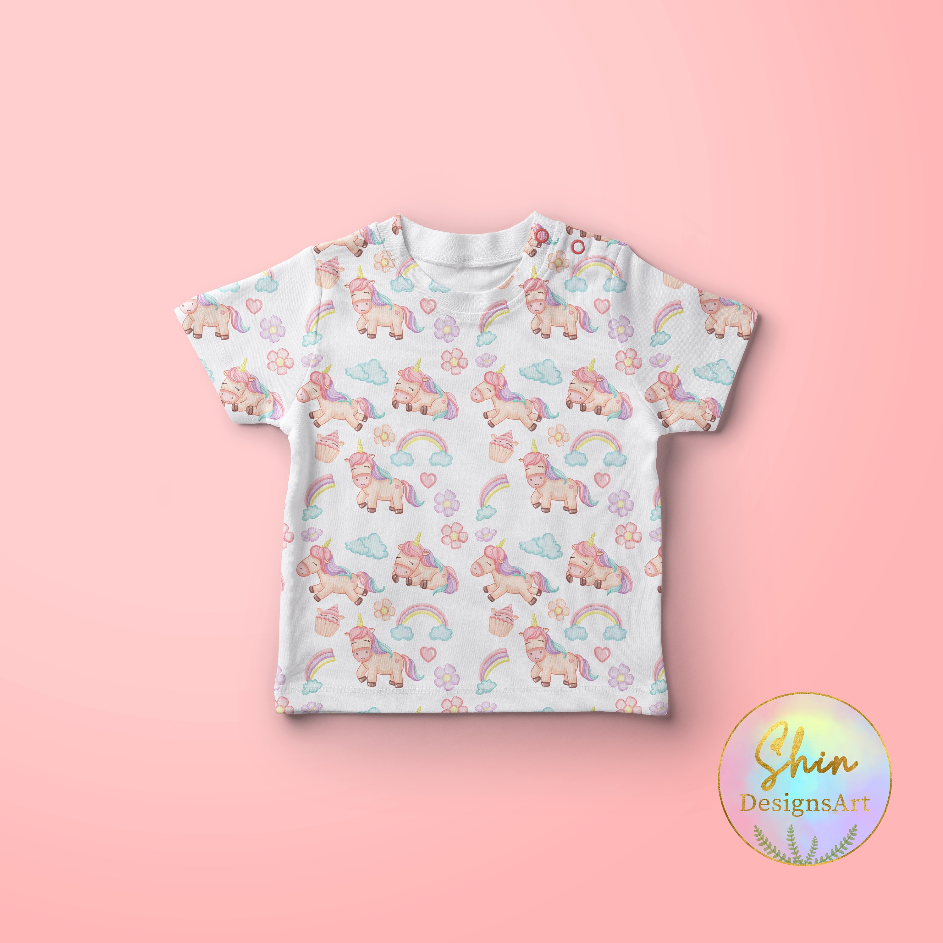 Rainbow Watercolor Unicorn Clipart, Magical PNG Unicorn, Unicorn ...