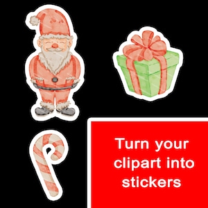 Watercolor Christmas Clipart, Printable Christmas Bundle Clip Art ...