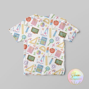 Watercolor Math Clipart Bundle, Math School Clip Art, School Supplies ...