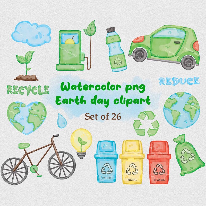 Earth Day Clip Art - Etsy