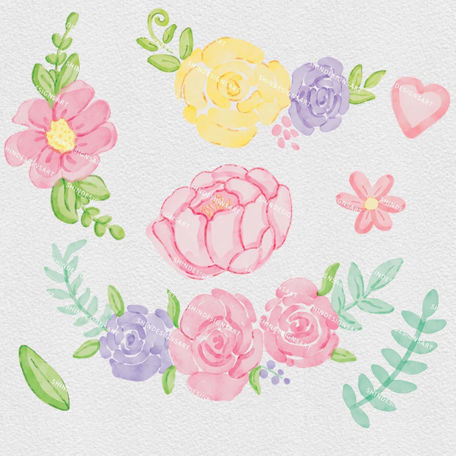 Watercolor Mother's Day Clipart, Mother Clip Art Bundle, Mom and Child ...