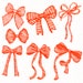 Watercolor Red Ribbon Clipart Collection, Red Bow Banner Clip Art ...