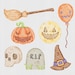 Watercolor Halloween Clipart Bundle: Spooky Ghost, Pumpkin PNG (digital ...