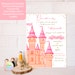 Princess Castle Invitation Template, Any Age Birthday Party Invite ...