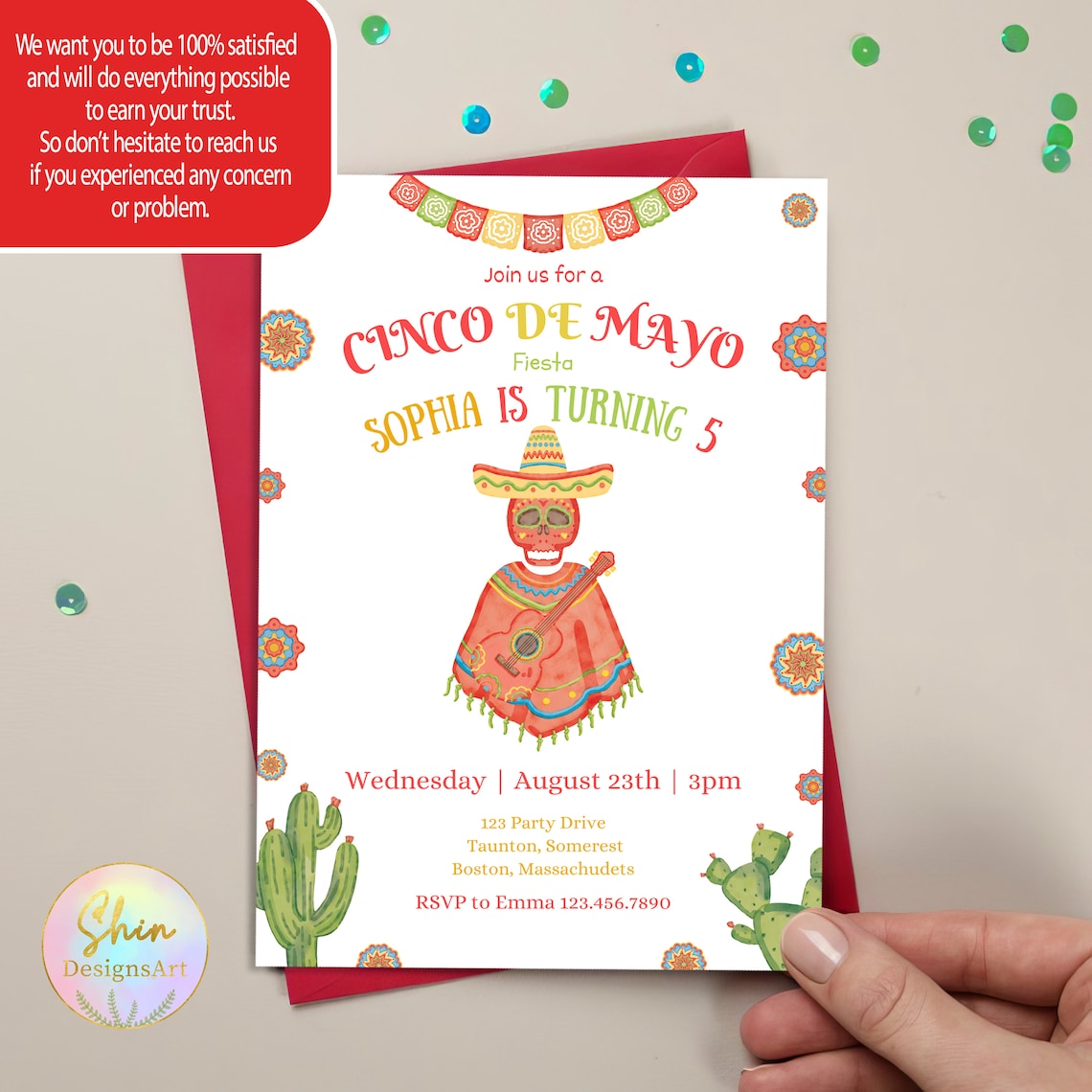 Editable Cinco De Mayo Invitation, Cinco De Mayo Party Theme ...
