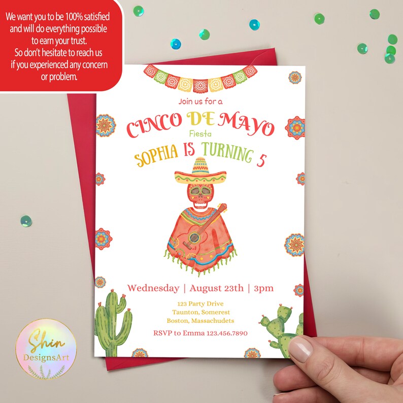 Editable Cinco De Mayo Invitation, Cinco De Mayo Party Theme ...