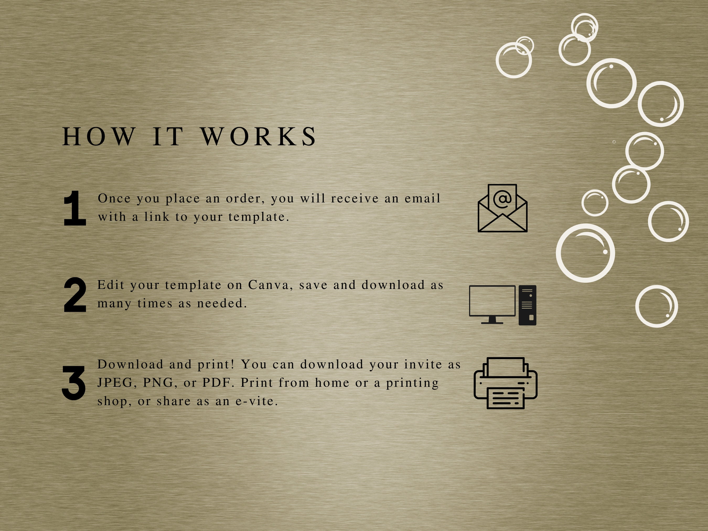 Sparkling Soiree Evening Party Invitation Template | Digital & Video ...