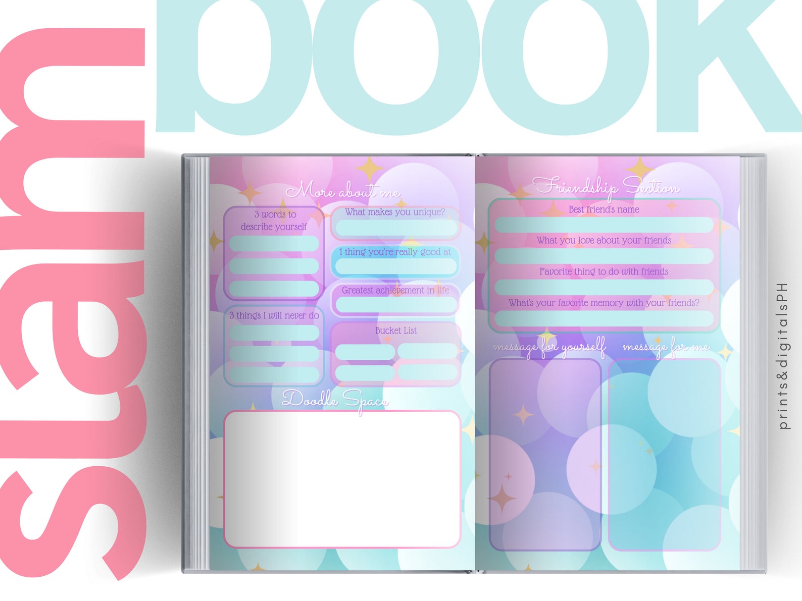 Slam Book for Friends Kids, Grade School, Elementary Students ...
