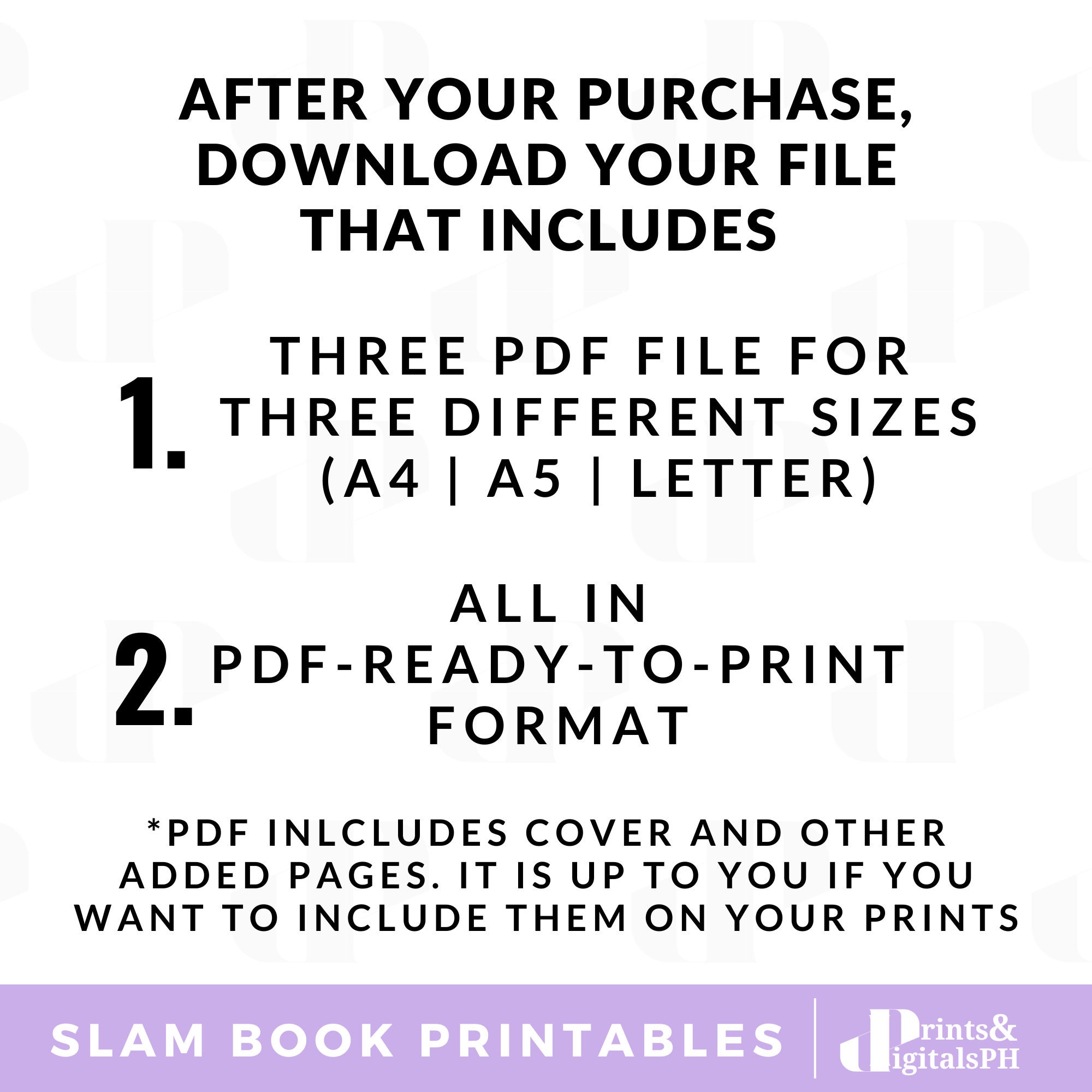 Slam Book for College Students and Adults - Stripe Design, Mint Green ...