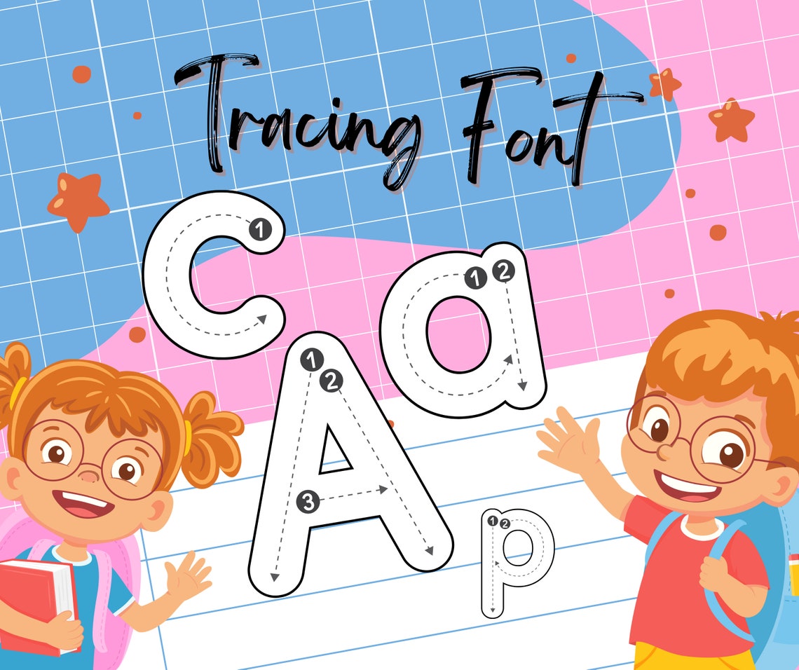 58 Pages Alphabet Formation | Say, Write, Trace, and Color | Printable ...