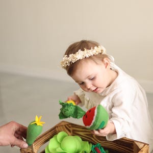 Felt Vegetables Set, Pretend Kitchen Miniature Food, Educational Toys ...