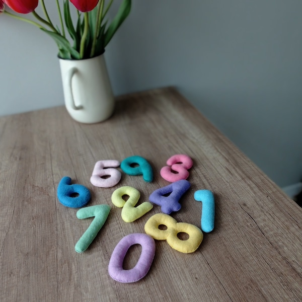 Felt Numbers - Etsy