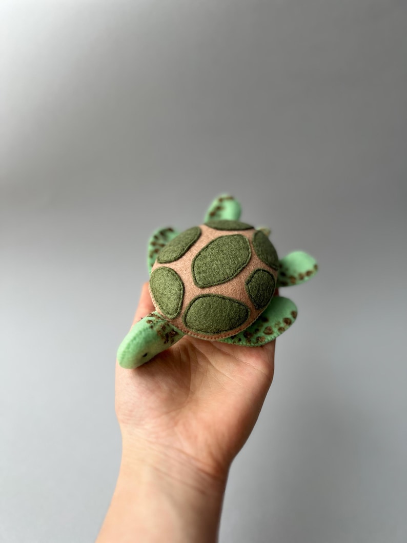 Turtle Sewing Pattern PDF and SVG Ocean Animals Pattern Sea Felt Turtle ...