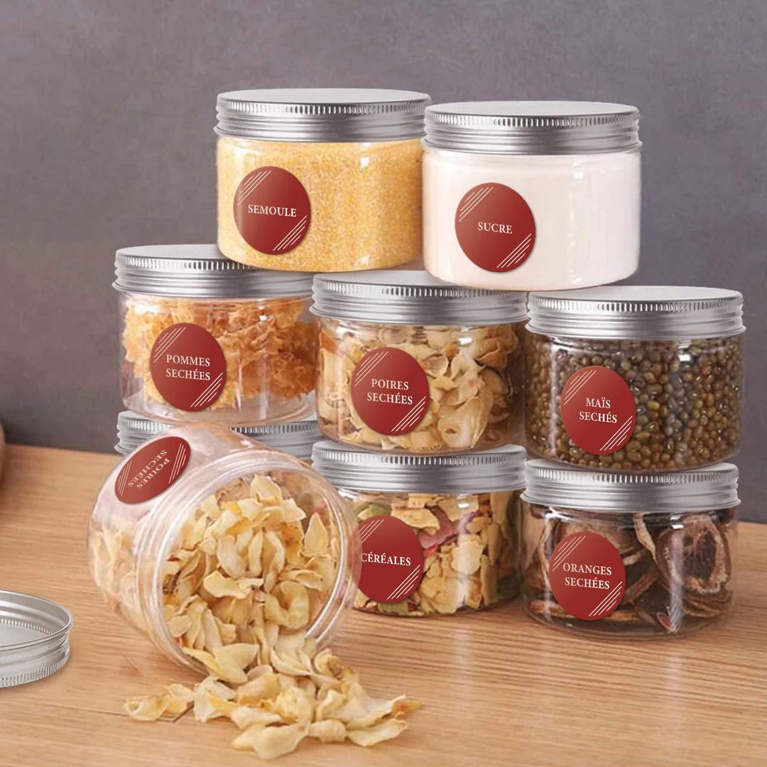 Customized Round-shaped Stickers for House Organisation. A4 Sheet ...