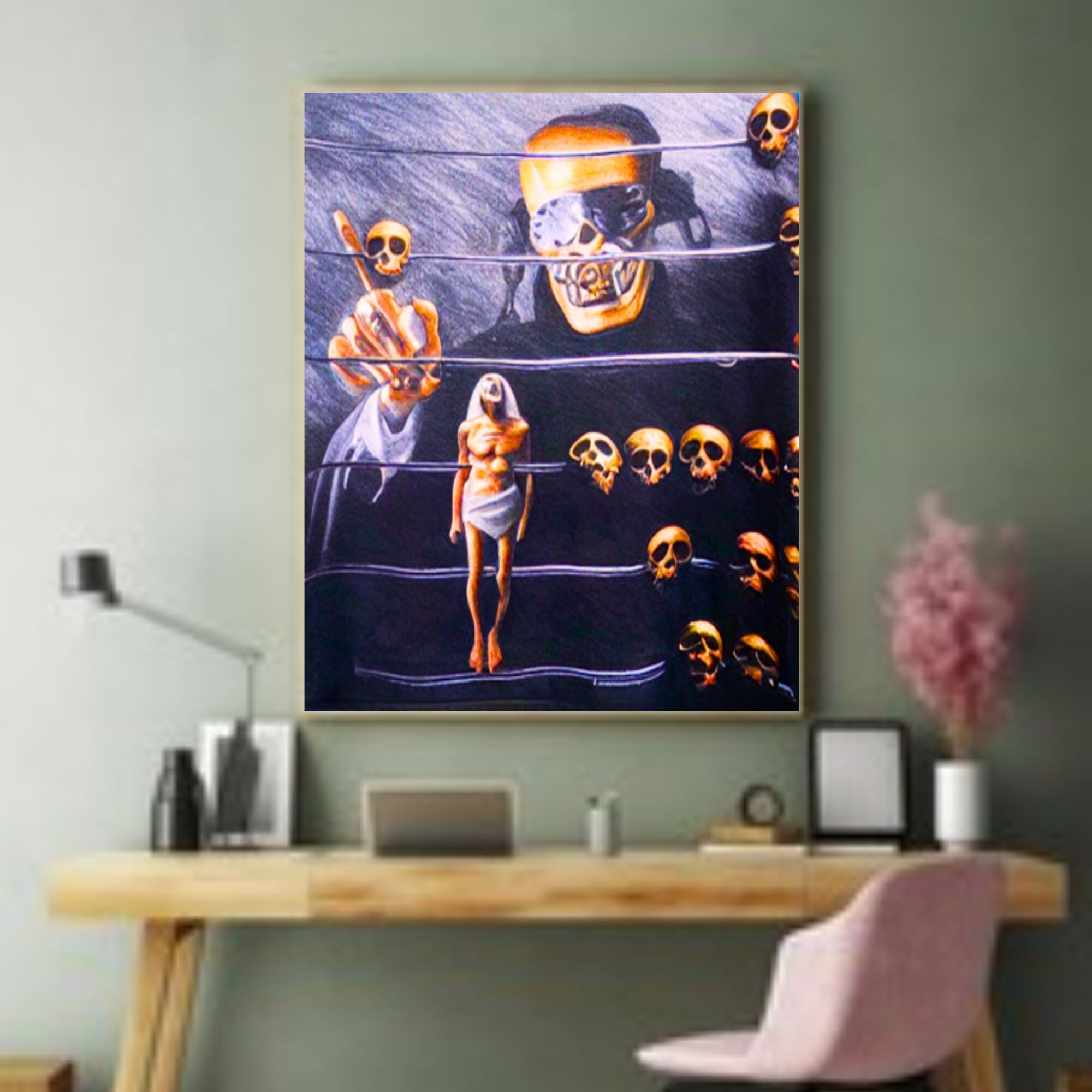 MEGADETH Wall Art Painting to Decorate the Living Room Vintage Wall Art Prints Oil Paintings for ...