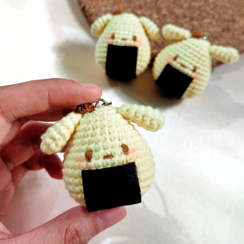 Sanrio Characters Crochet Keychain Cinnamoroll, Pochacco, Pompompurin ...