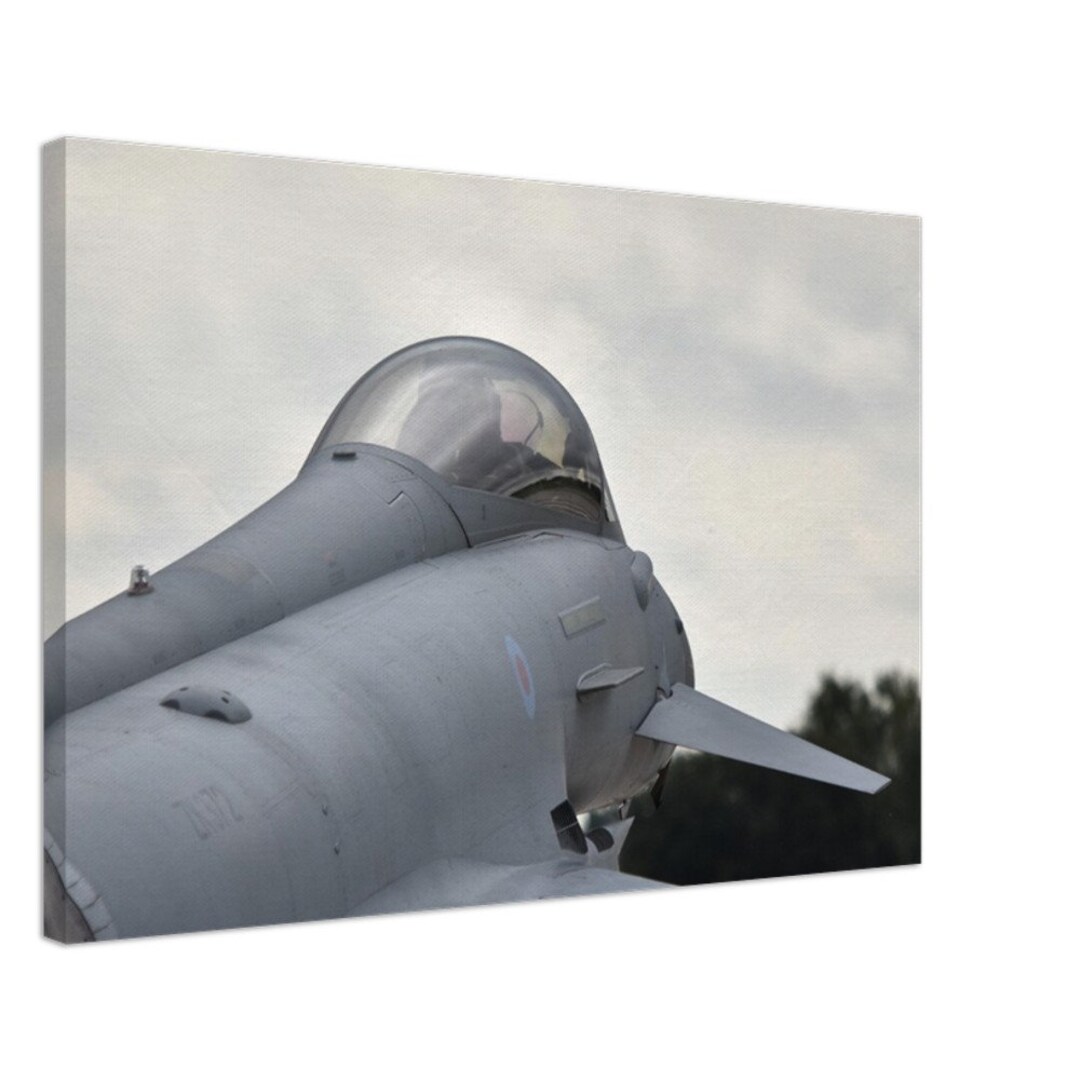 Typhoon Cockpit Profile Canvas - Etsy