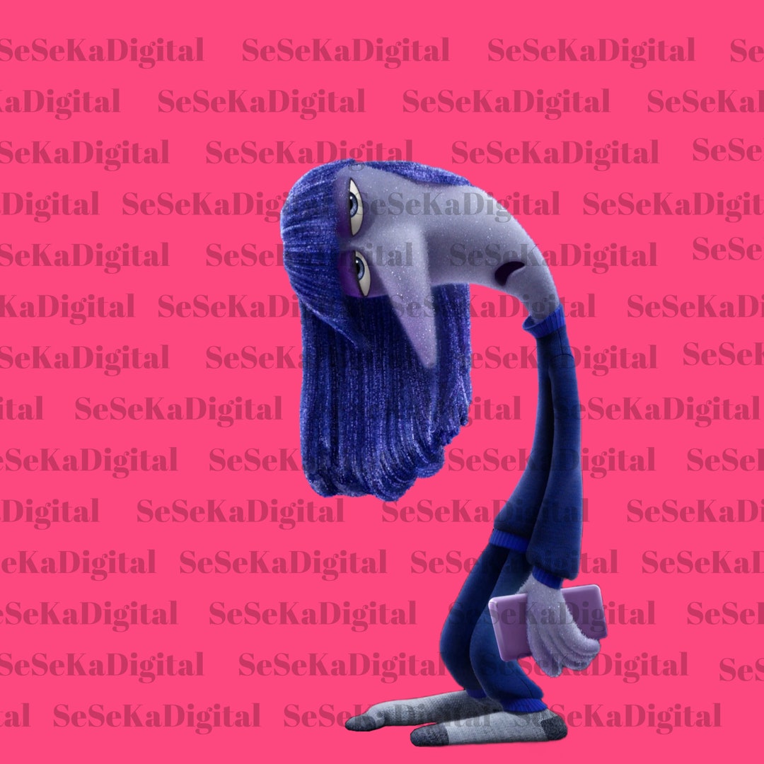 Inside Out 2 Ennui PNG Files, Inside Out 2 Anger, Joy, Disgust, Sadness ...
