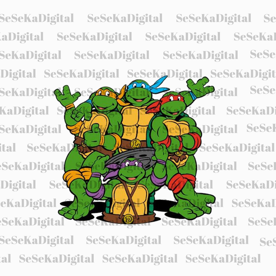 Ninja Turtles PNG, High Quality Digital Download, Ninja Turtles Instant ...