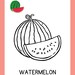27 Pcs Alphabet Fruits and Vegetables Theme Coloring Sheets | Printable ...
