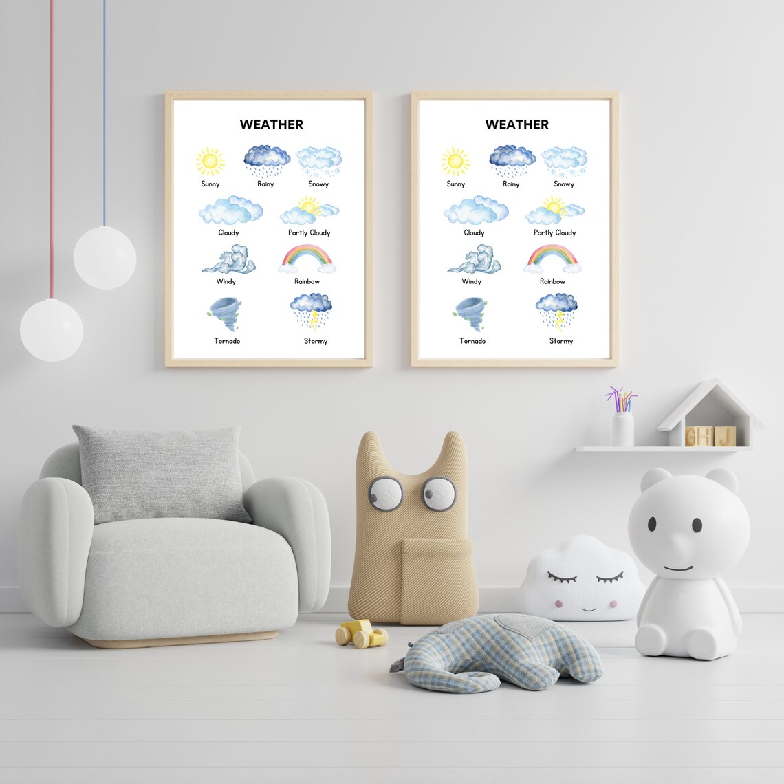 Weather Educational Poster Printable Kids Weather Weather Chart ...