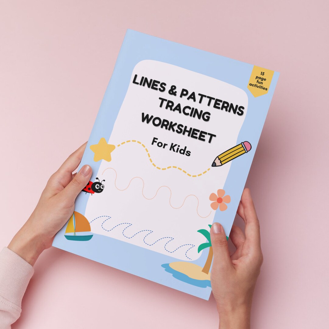 Line Tracing Worksheets, Lines Trace Pages Printable Busybook, Pre ...