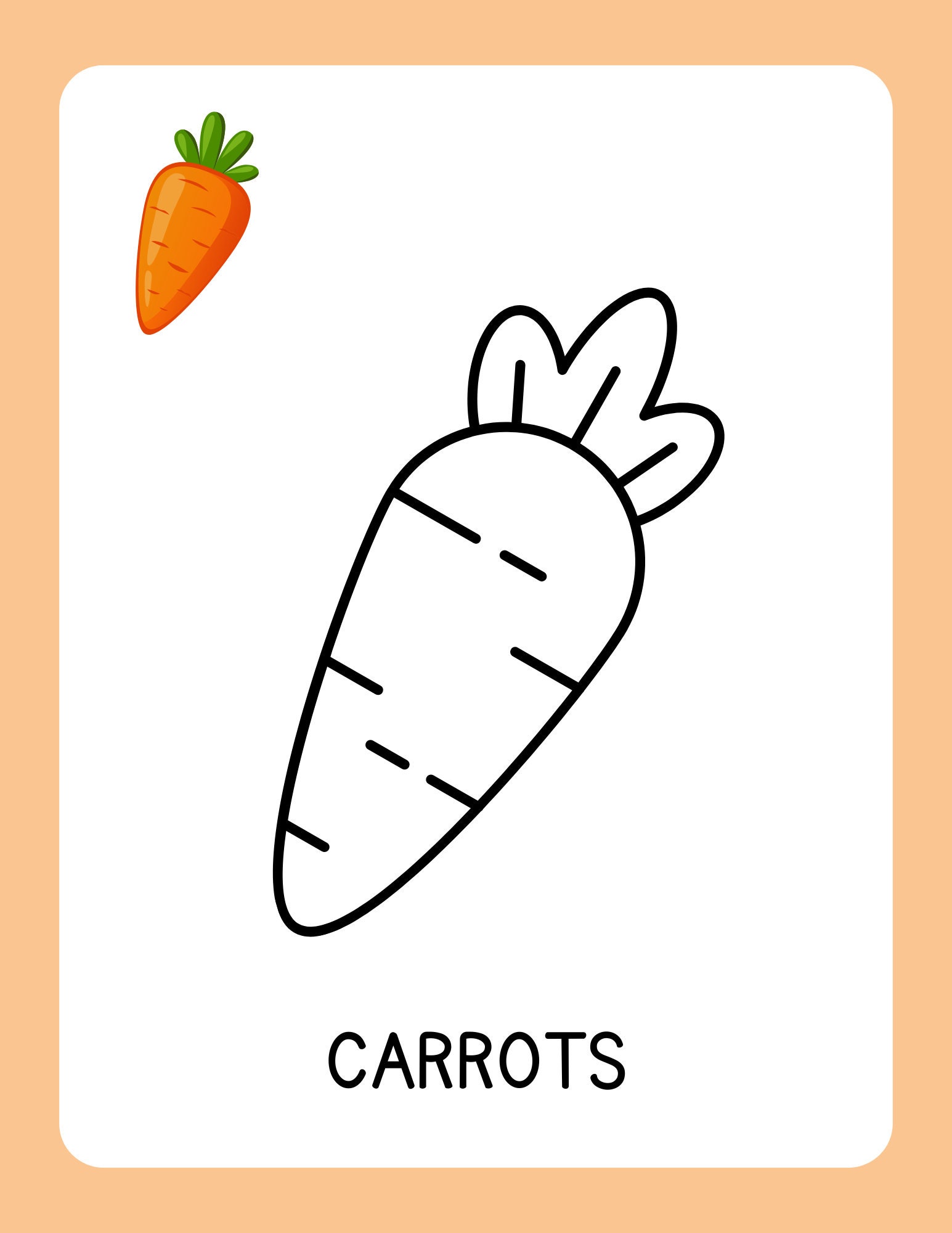 27 Pcs Alphabet Fruits and Vegetables Theme Coloring Sheets | Printable ...