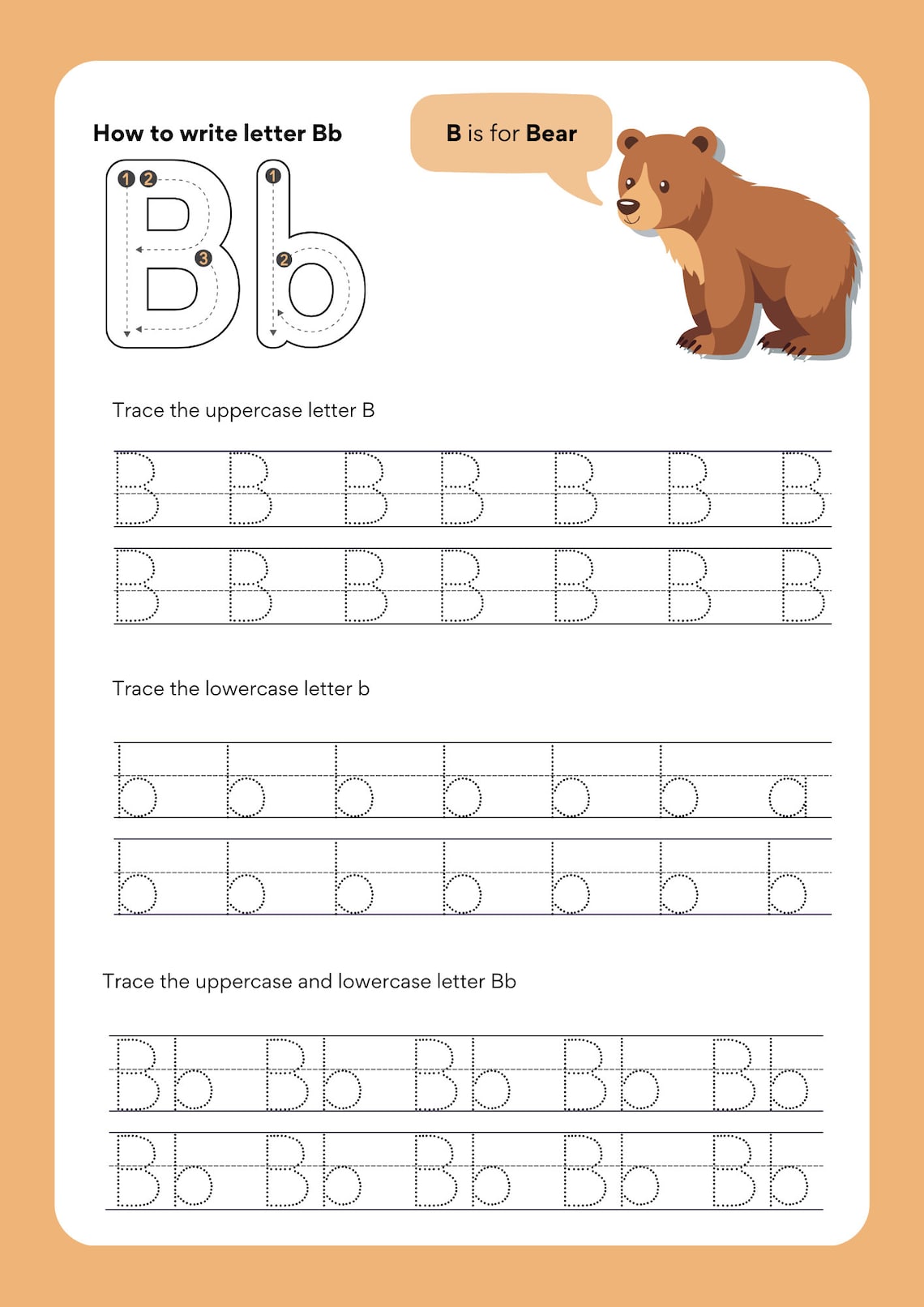 60 Pcs Unique Printable Alphabet Tracing and Writing With Bonus Fun ...
