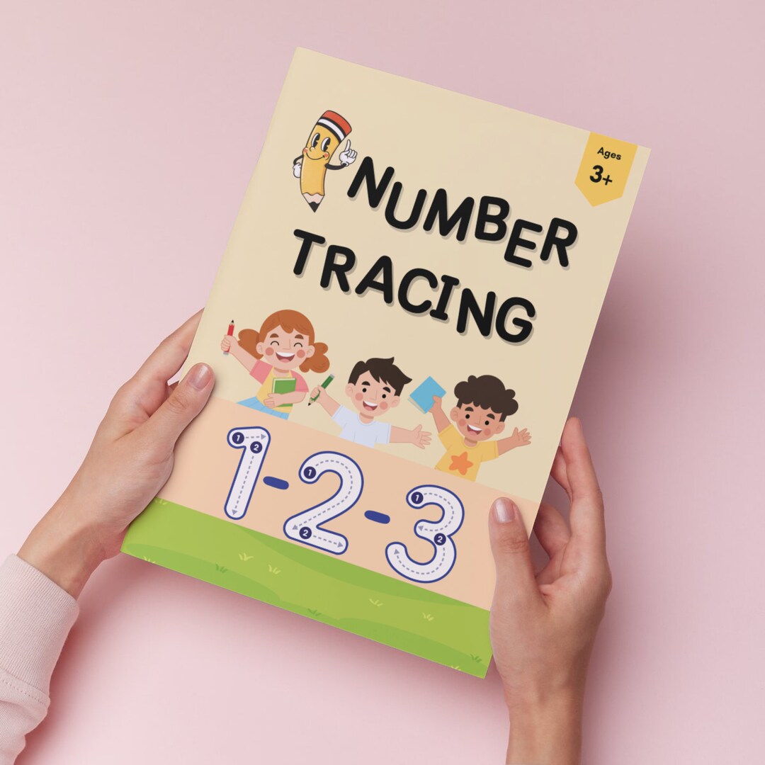Preschool Number Tracing Worksheet: Handwriting Practice (digital ...