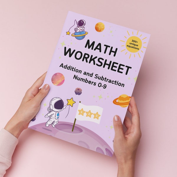 Math Worksheets - Etsy