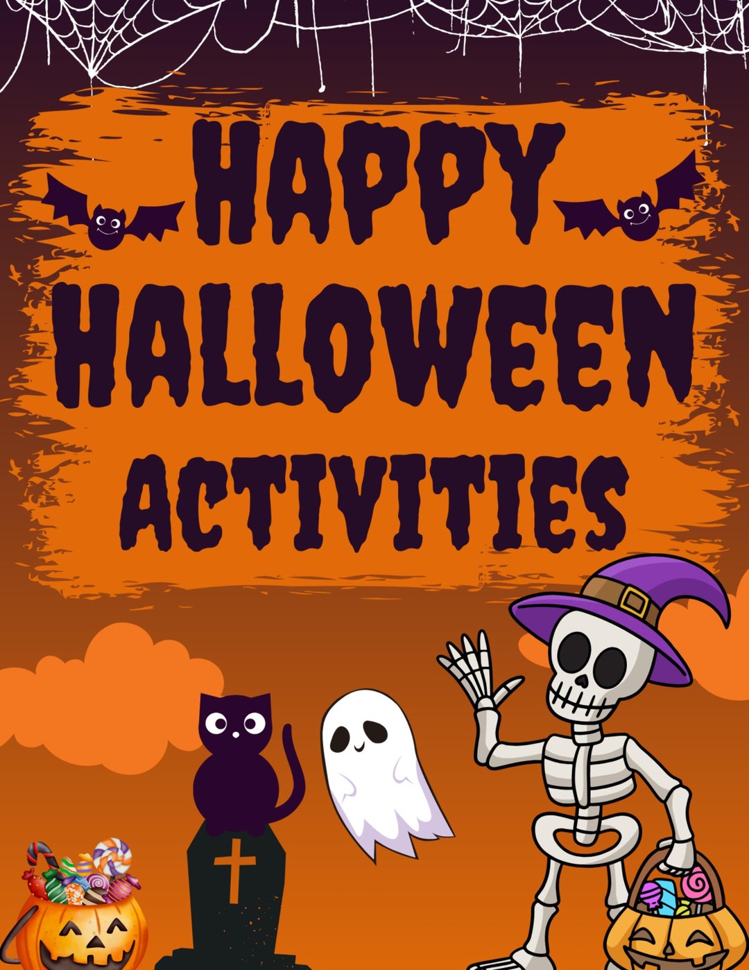 HALLOWEEN ACTIVITIES Kids Spooky Activity Kids Halloween Pages Spooky ...