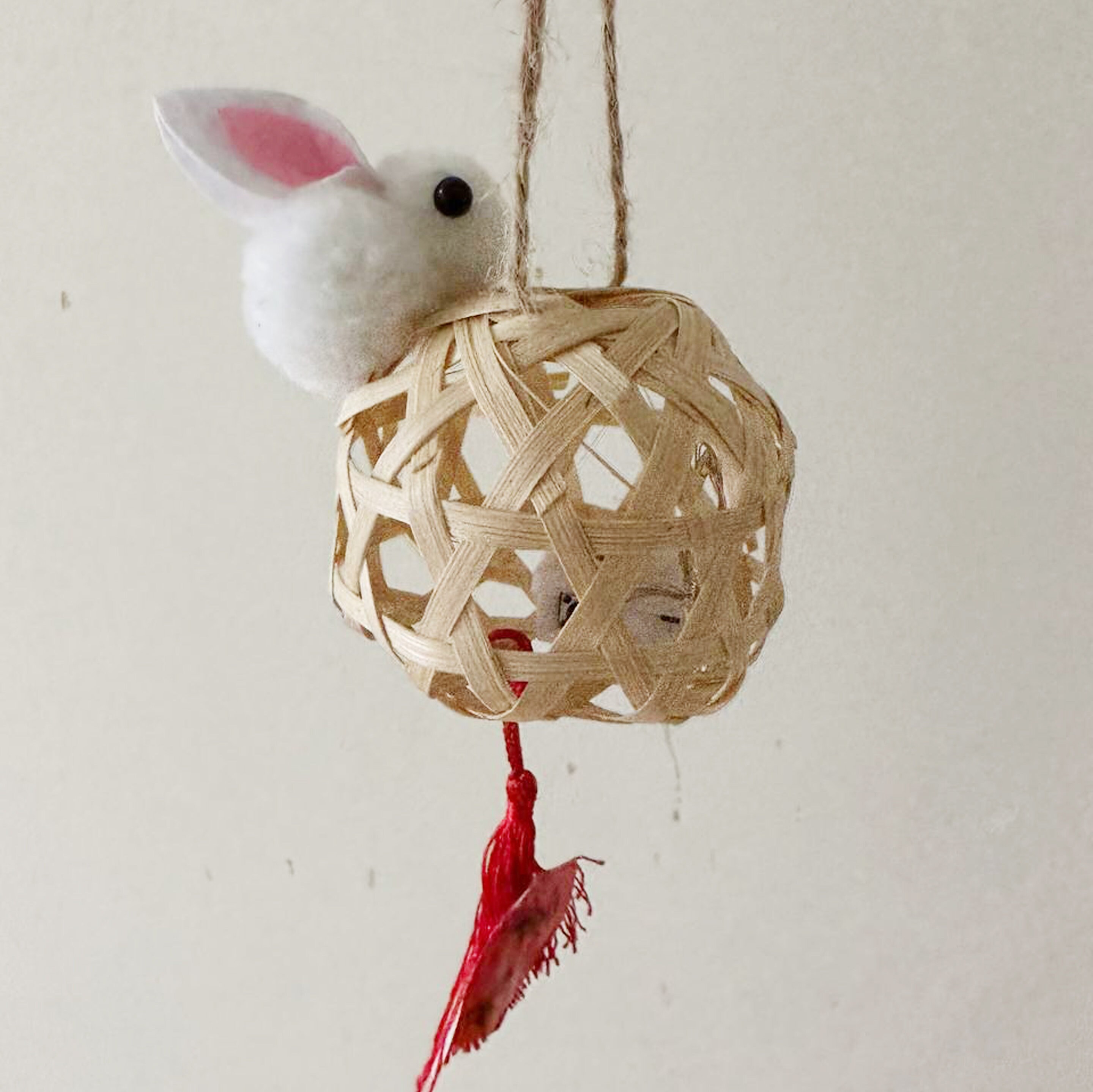 Woven Bamboo Rabbit Lantern, Mid-autumn Festival Gift, Handmade Gift - Etsy
