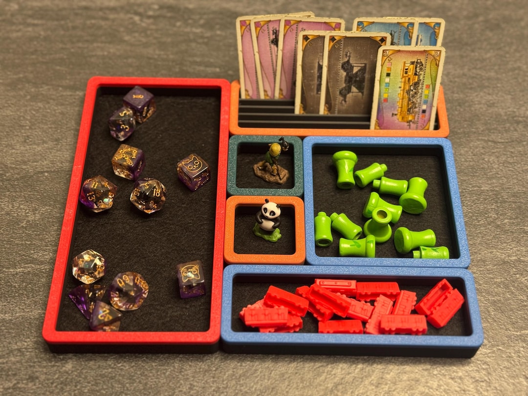 Magnetic Modular Token Trays | 3D Printed Board Game Organizer - Etsy