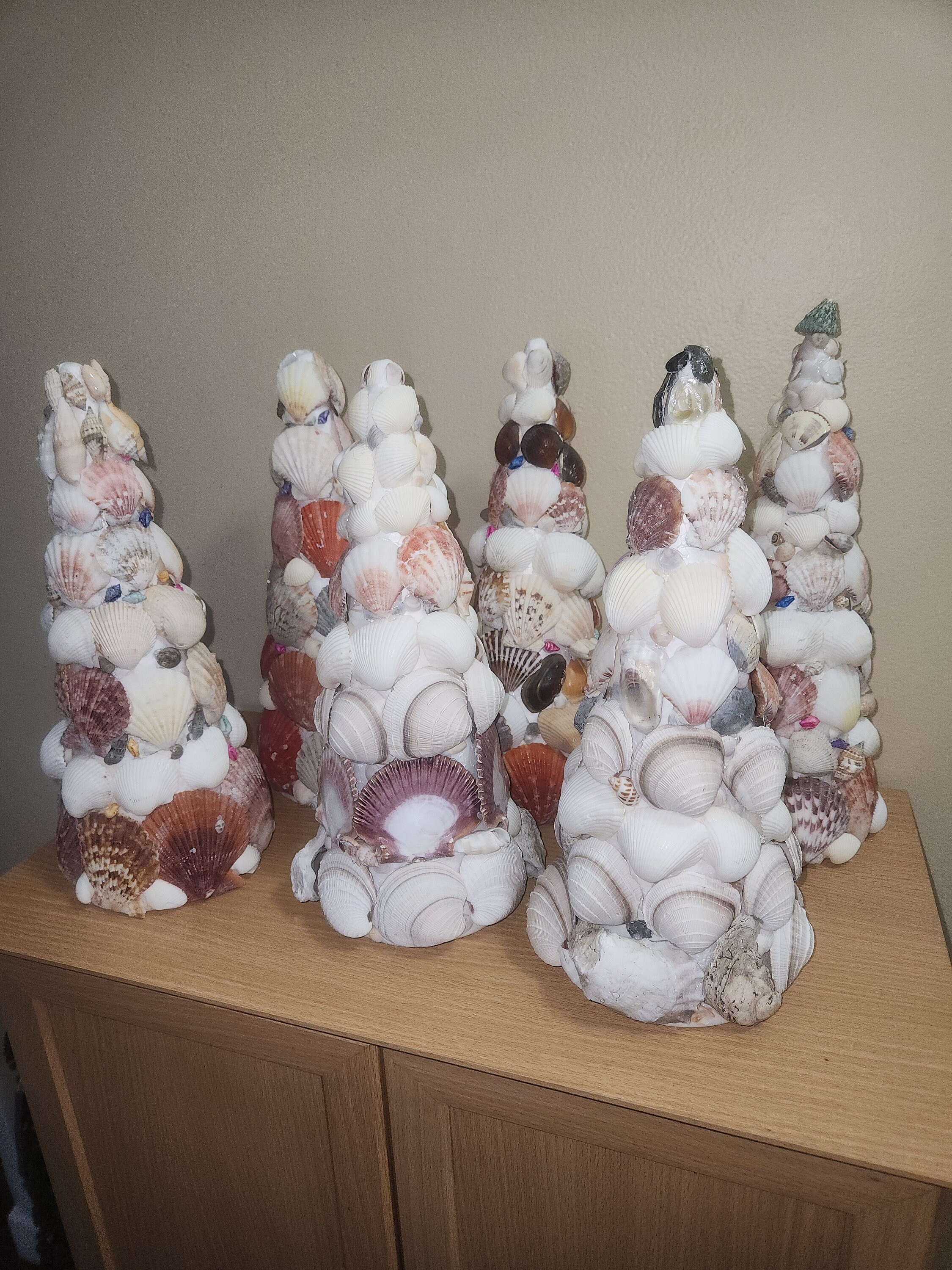 Beach Themed, Unusual Trees Made From Sea Shells - Etsy