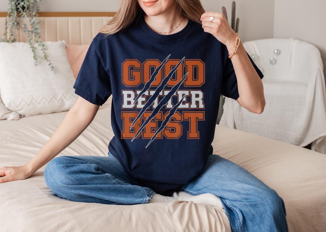 Good Better Best Claw Marks T-shirt, Motivational Gym Workout Tee ...