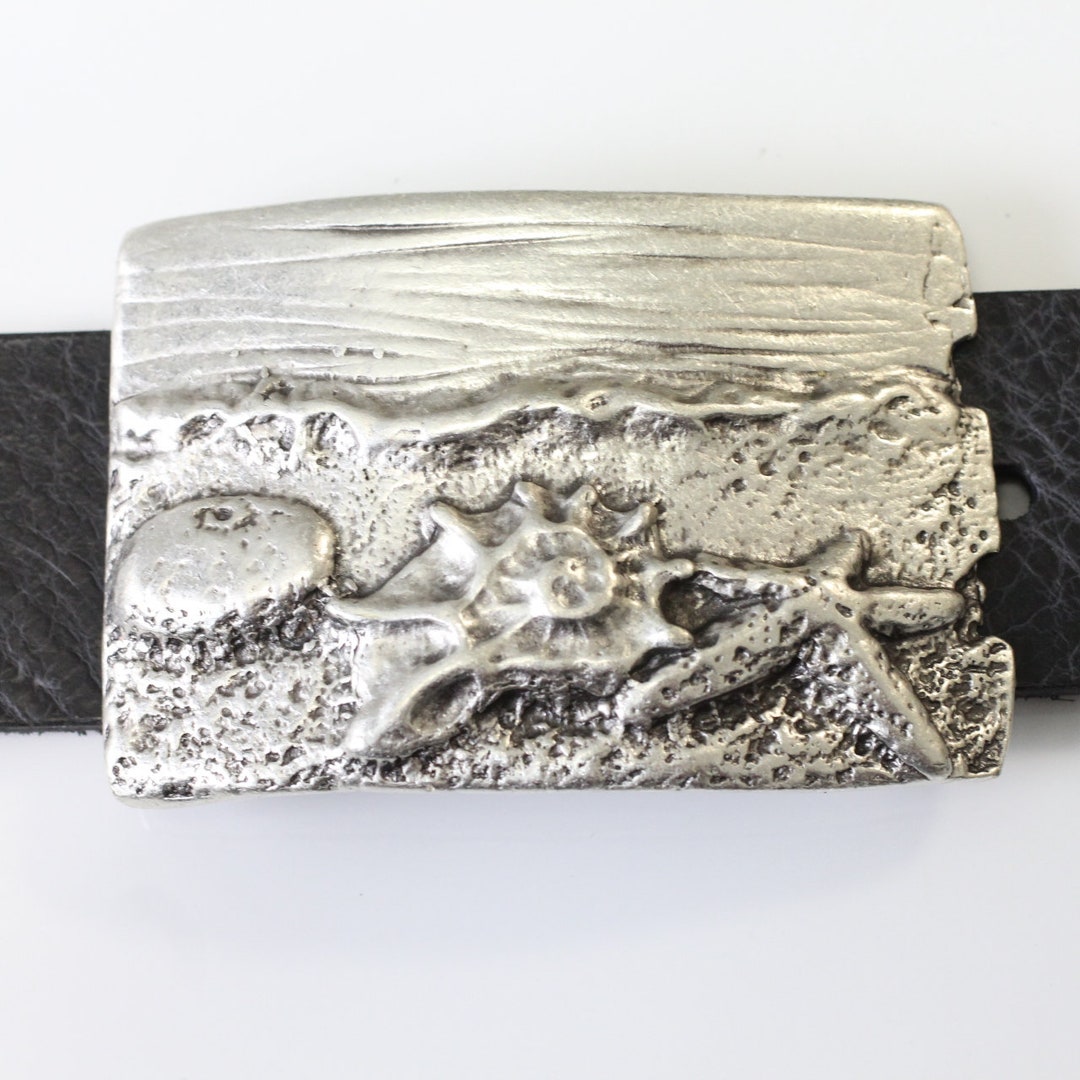 Seashell Belt Buckle, Beach Belt Buckle, Nautical Belt, Navy Belt ...