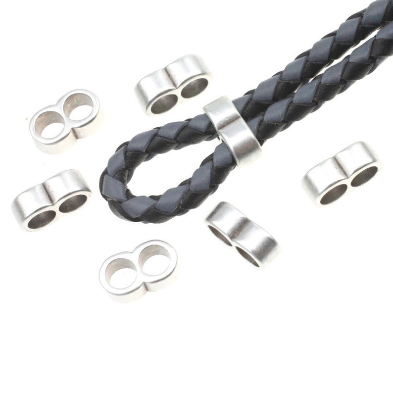 10 Double Barrel Sliders, Slider Beads, Beads for Jewelry Making, for ...