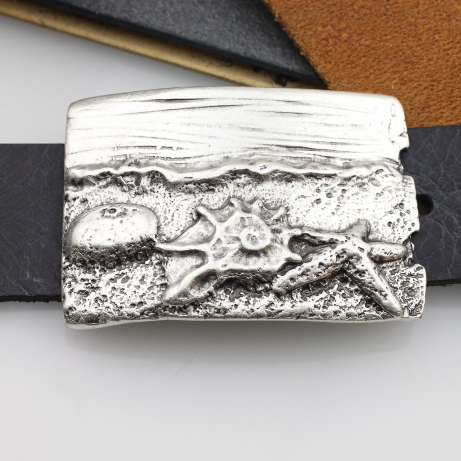 Seashell Belt Buckle, Beach Belt Buckle, Nautical Belt, Navy Belt ...