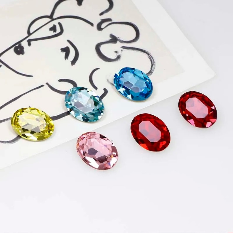 Swarovski Crystals 4120 18x13mm Oval Fancy Rhinestones Crystals ...