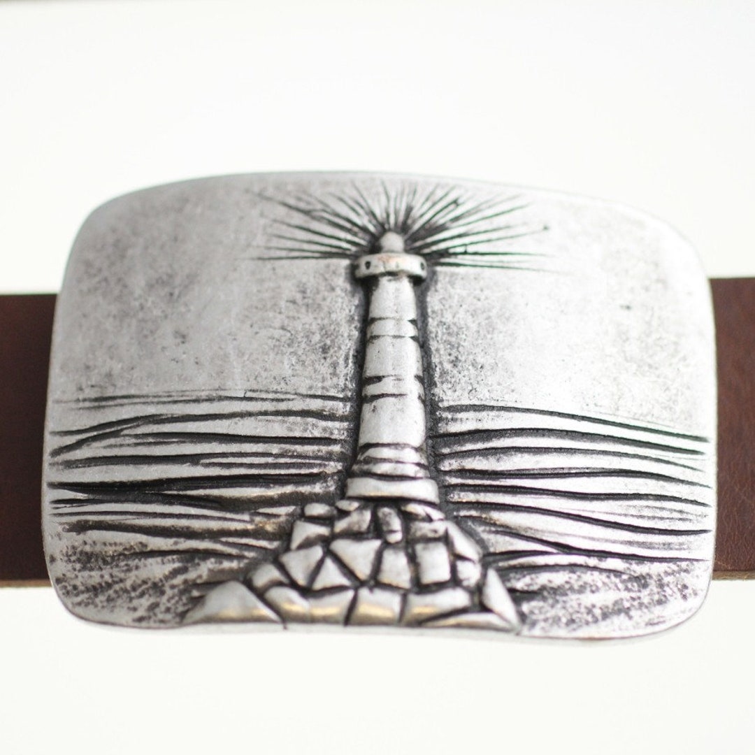 Lighthouse Belt Buckle, Nautical Belt Buckle, Sailing Belt Buckle ...