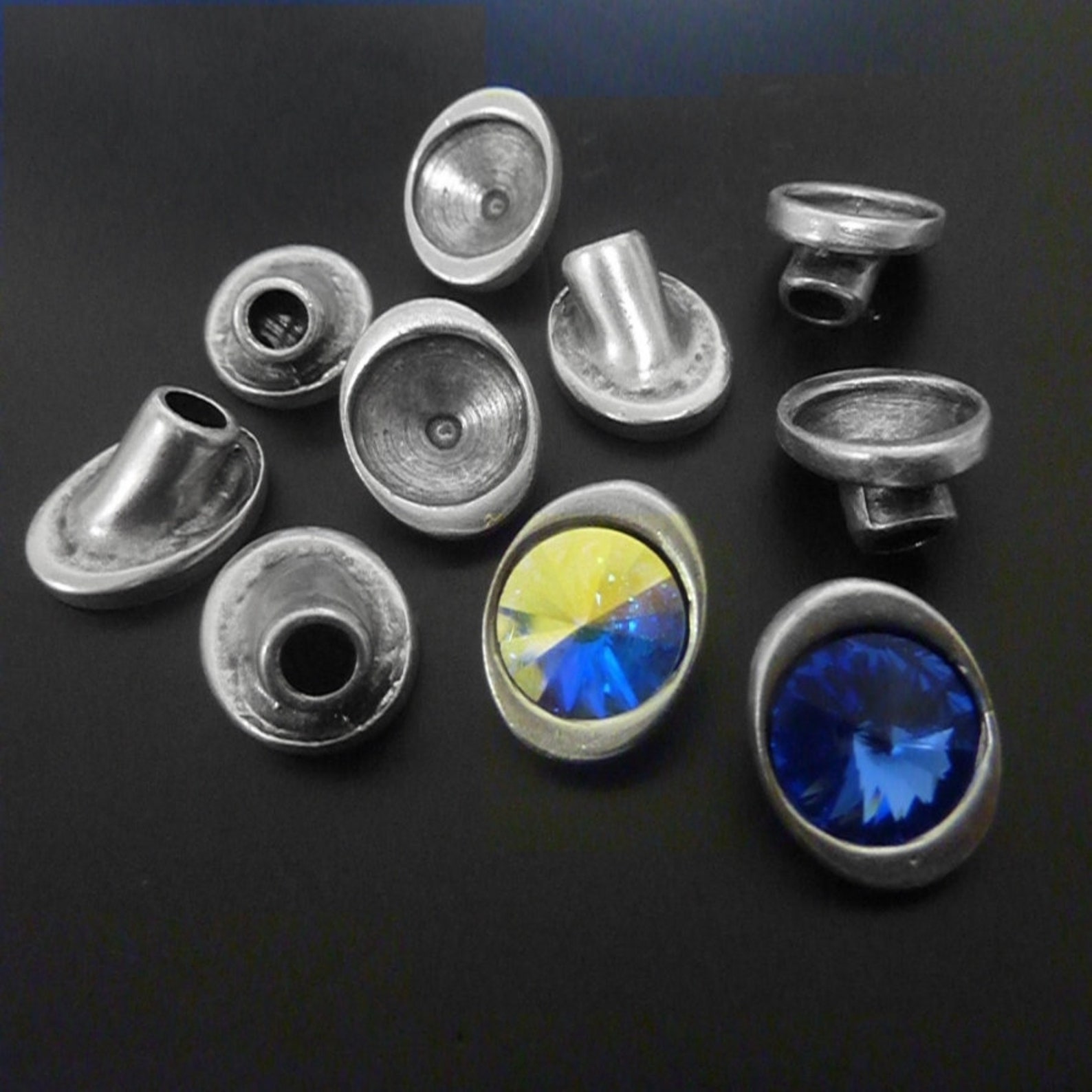 10 Button Clasp for Leather Bracelets, Clasp for Bracelets, Wrap ...