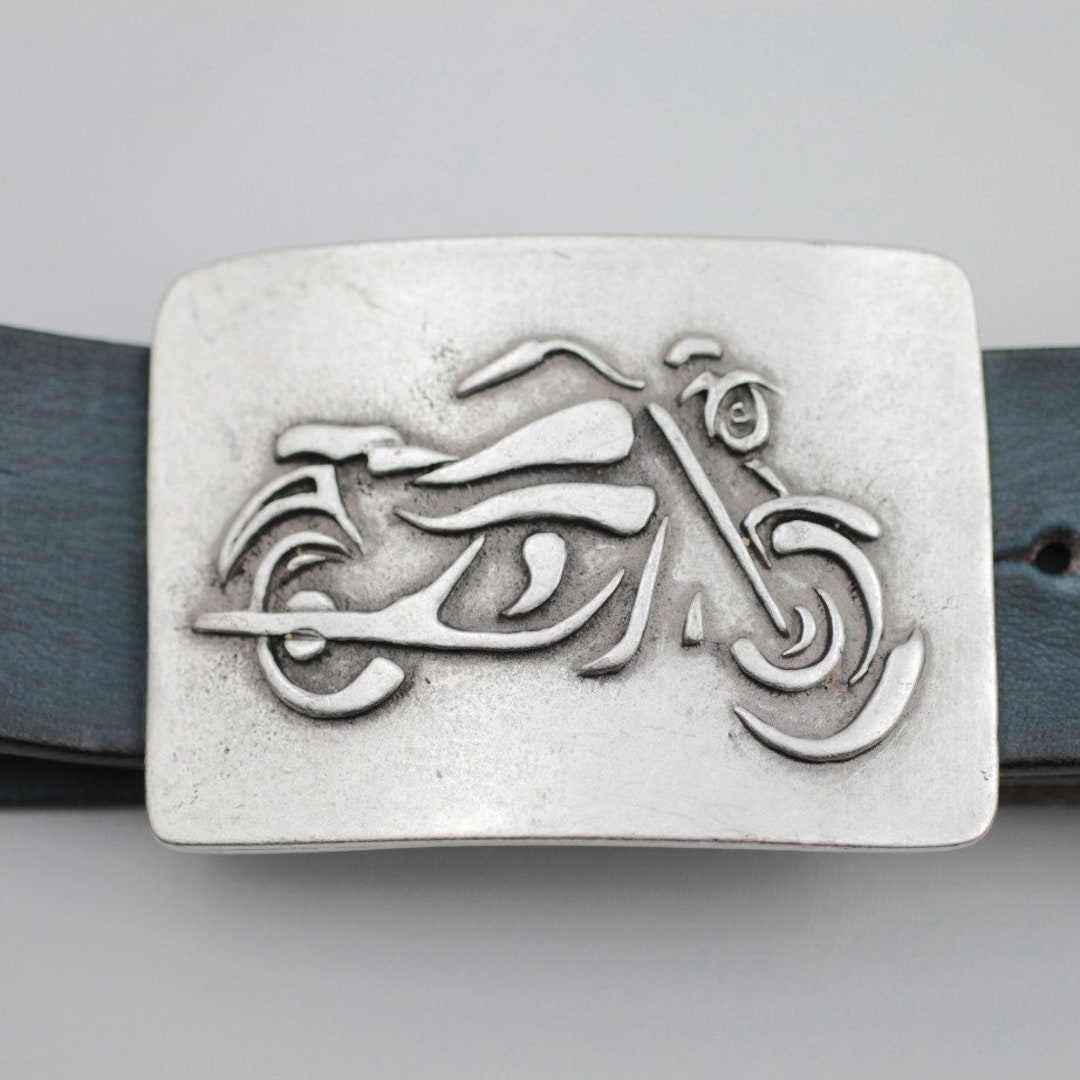 Motorcycle Rider Belt Buckle, Rocker Belt Buckle, Chopper Belt Buckle ...