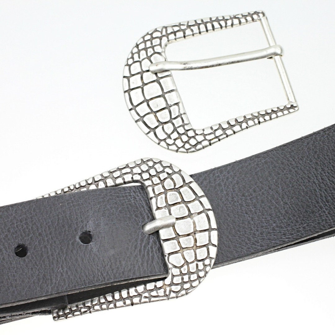 Casual Belt Buckle, Classic Belt Buckle, Basic Belt Buckle, Silver Belt ...