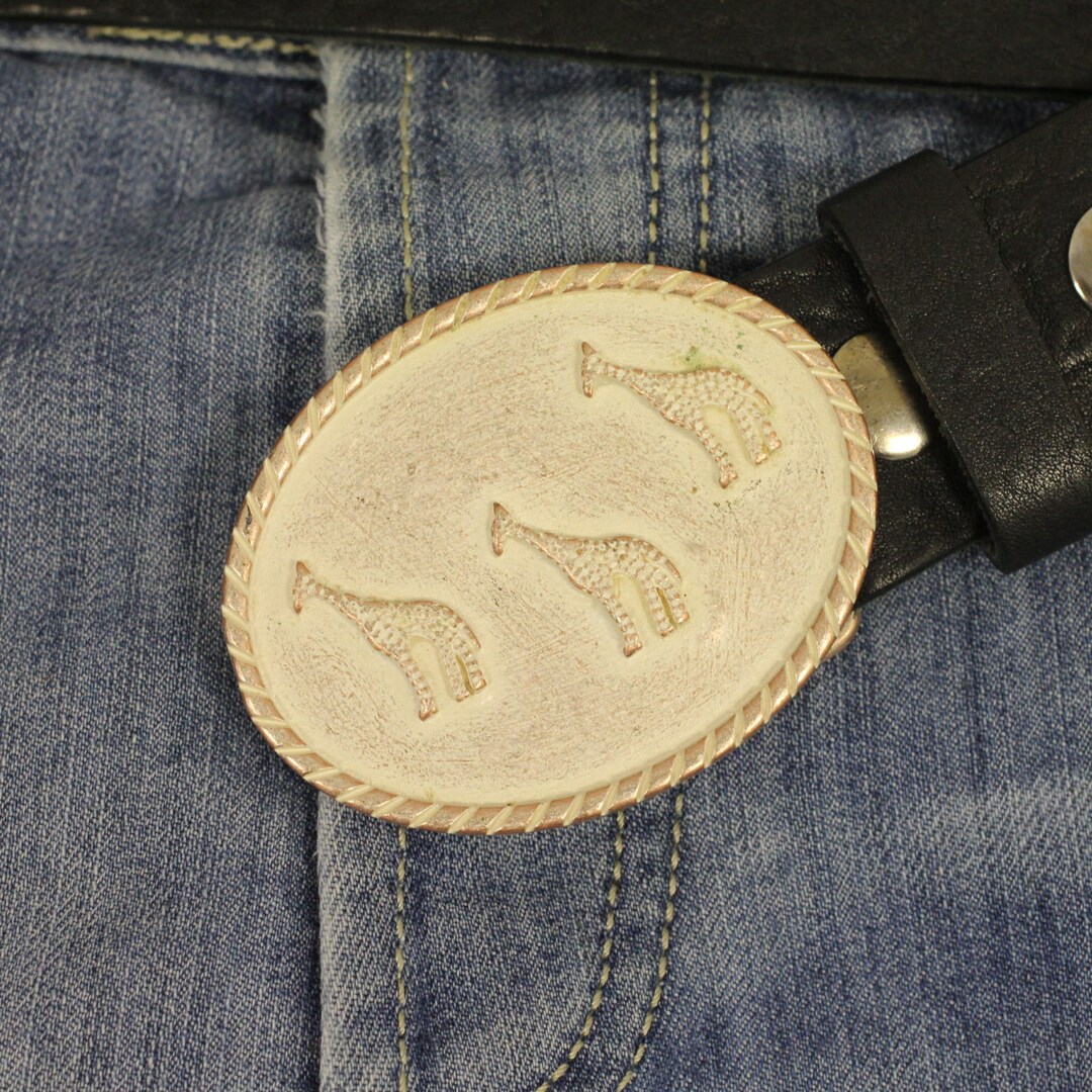 Giraffes Family Belt Buckle, African Belt Buckle, Boho Buckle, Giraffe ...